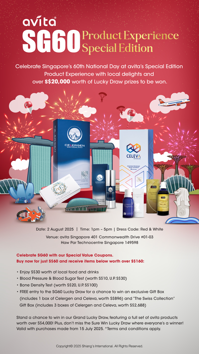avita Event_Singapore Product Experience SG60 Special Edition (2 August 2025 1pm to 5pm)