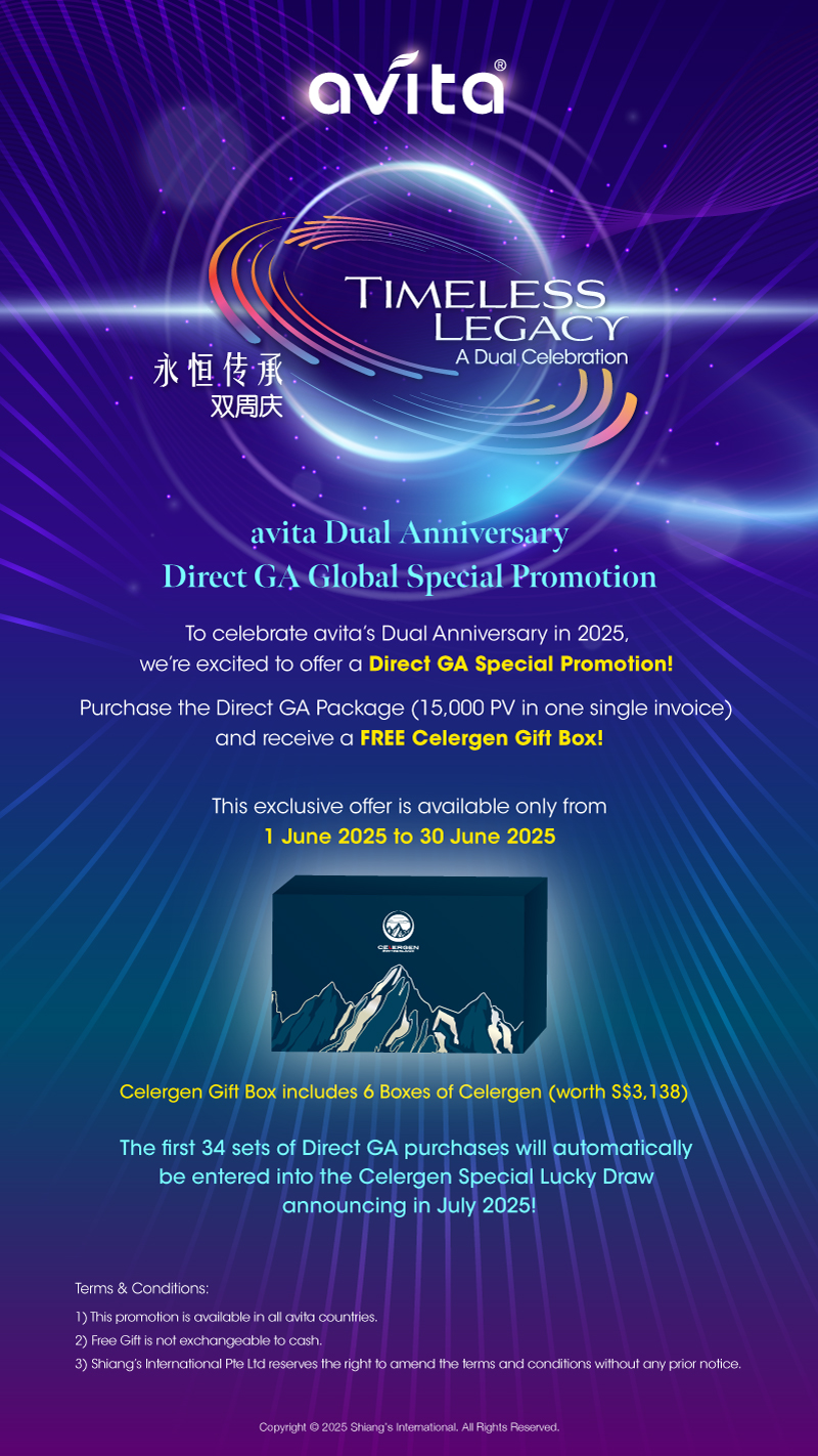 avita Promotion_Dual Anniversary Direct GA Global Special (Till 30 June 2025)